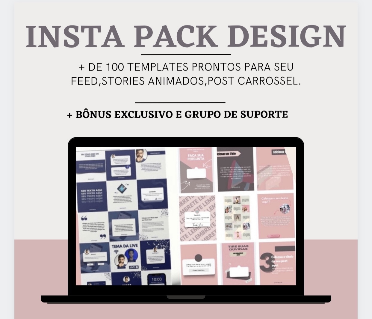 INSTA PACK DESIGN - ELAINE A.C.DUARTE | Hotmart
