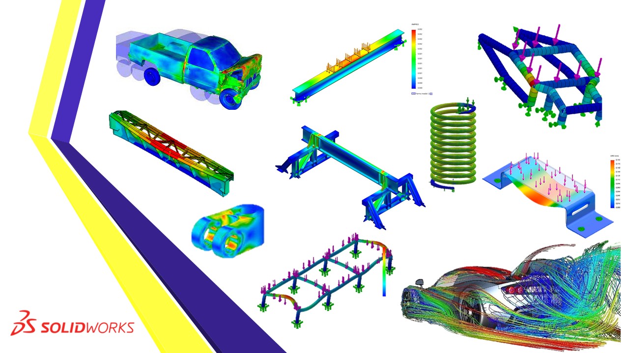 SolidWorks Simulation - Elementos Finitos - Renato Siqueira Ramos