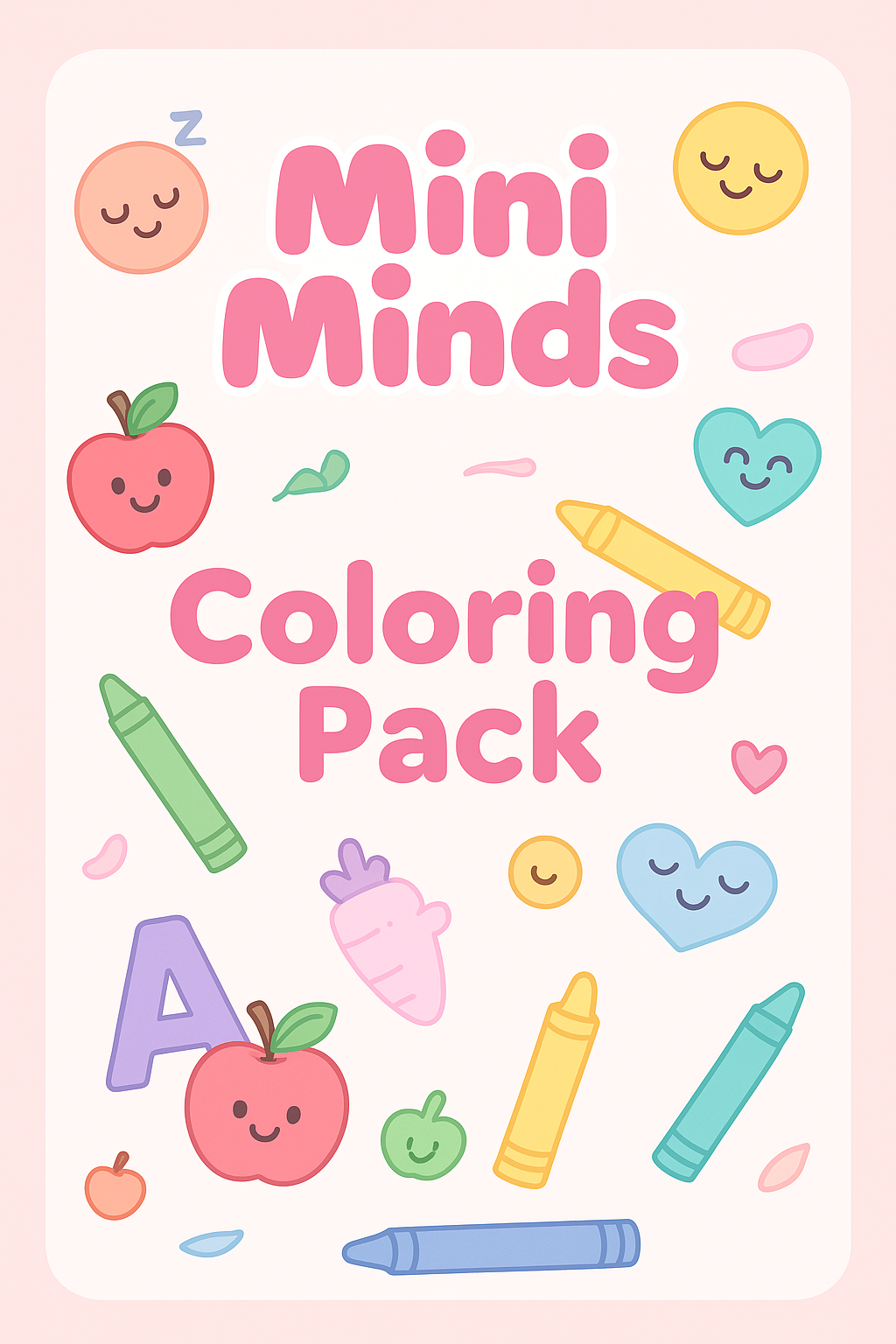 Mini Minds Coloring Pack – 5 Printable Books for Ages 2–6 - Mini mi...