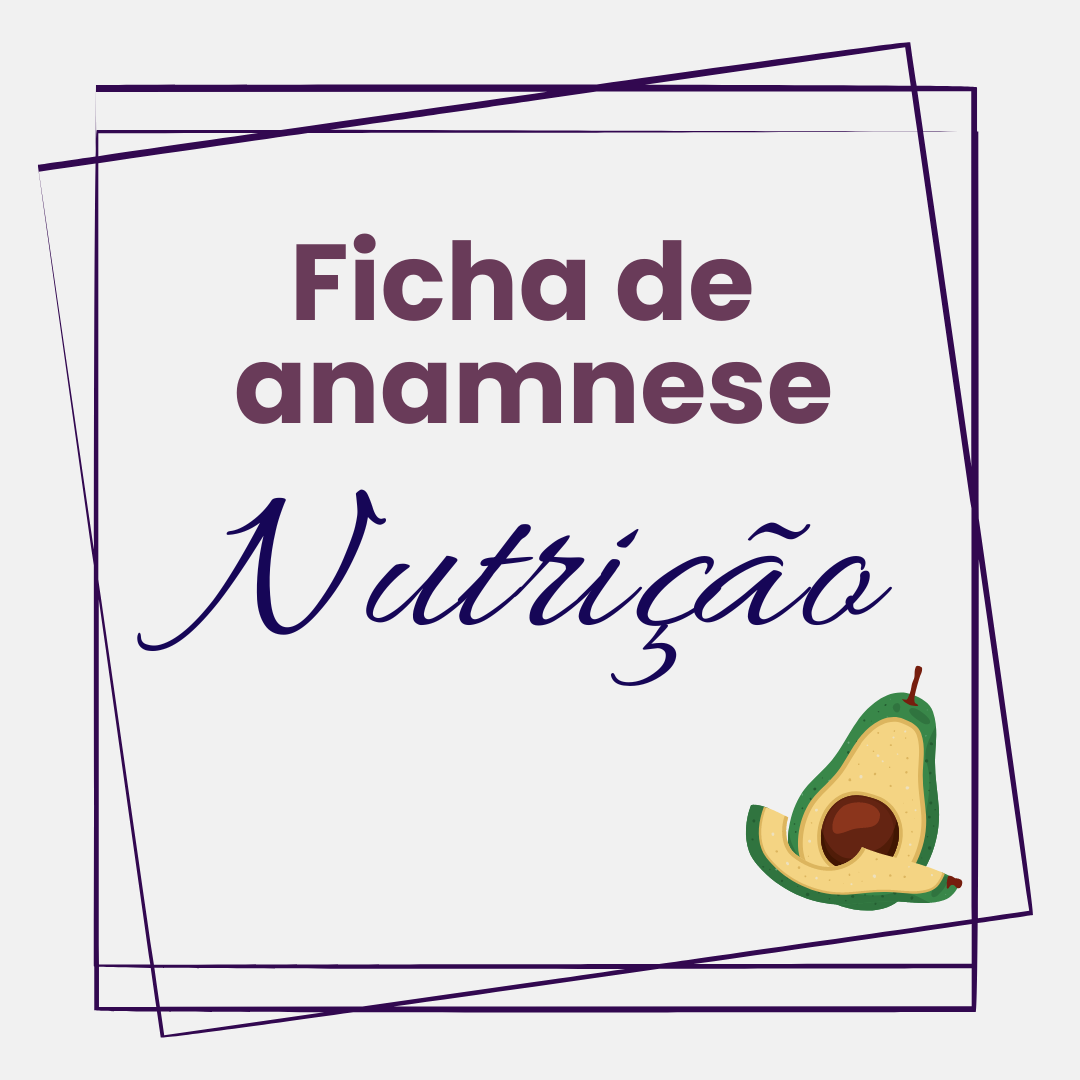 Ficha de Anamnese Nutricionista A4 editável - Táscila Andrade Neves...