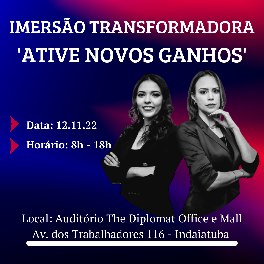 Imersão "Ative seus Ganhos" - DAFNE ANGELA CAMARGO | Hotmart