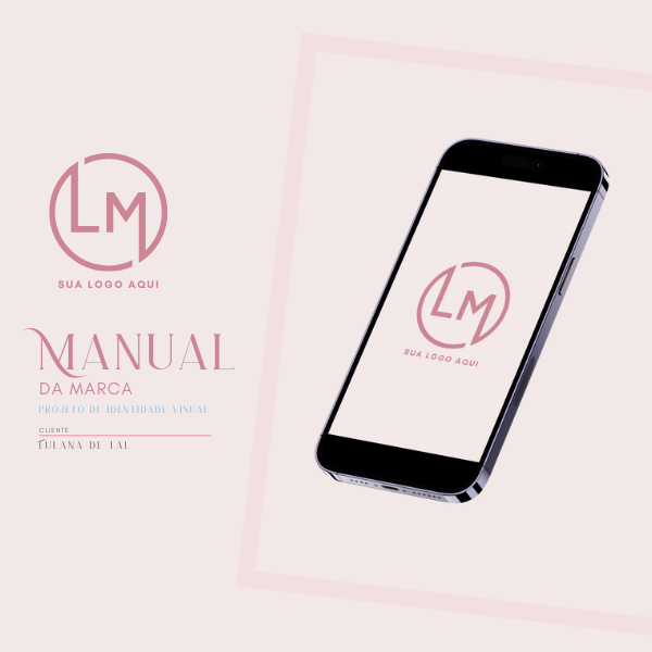 Modelo de manual de marca (identidade visual) editável - Ingrid Sta...