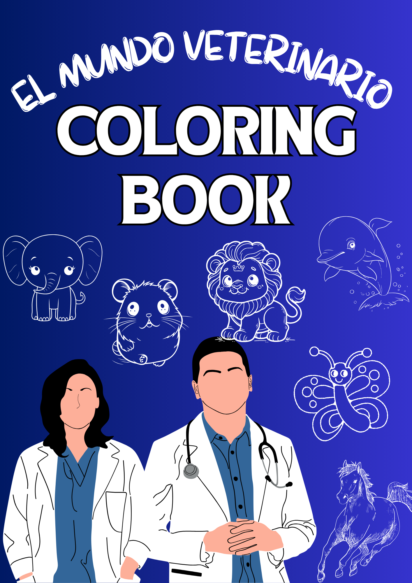 Color and Learn: Little Animals of the Veterinary World