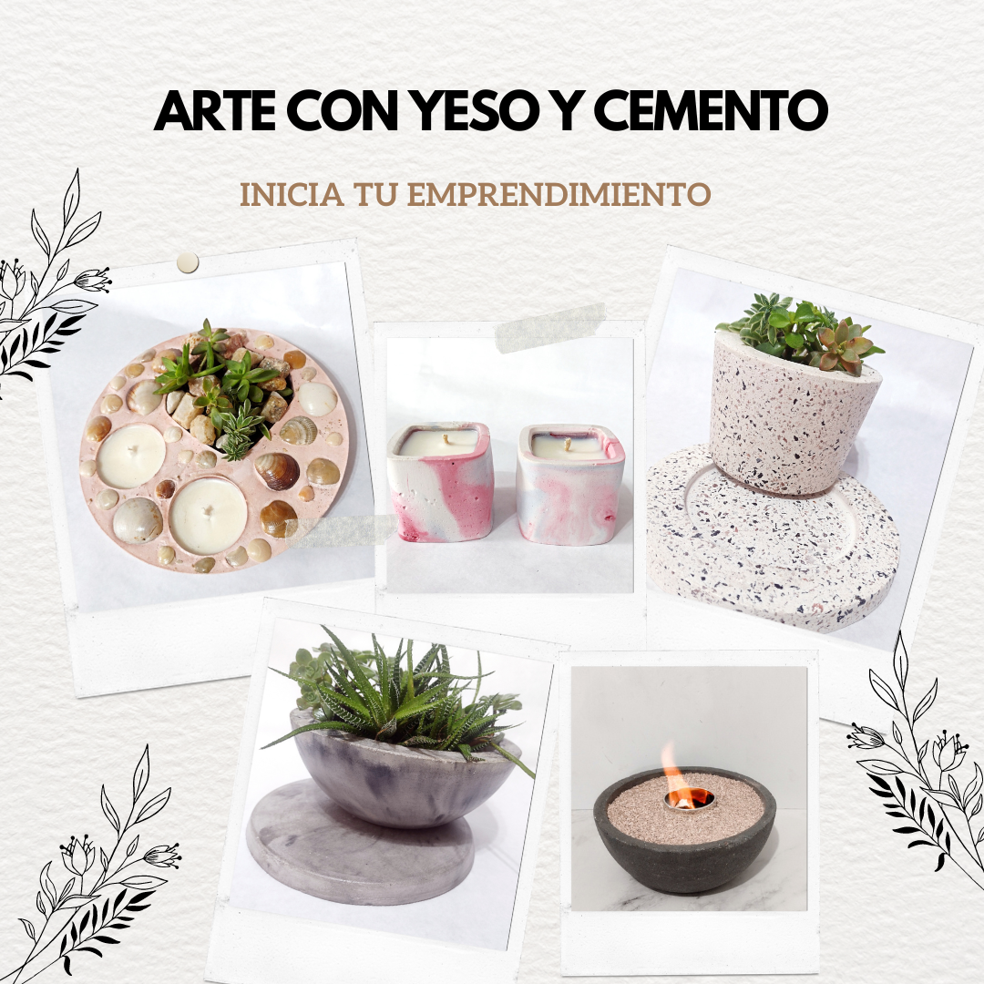 ARTE CON YESO Y CEMENTO