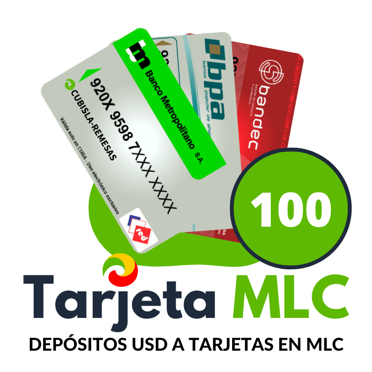 Recarga Tarjeta MLC: 100 - Grupo Cubisla | Hotmart