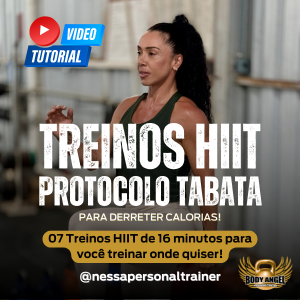 TREINOS INTERVALADOS - HIIT (Protocolo Tabata) - Vanessa Crepaldi