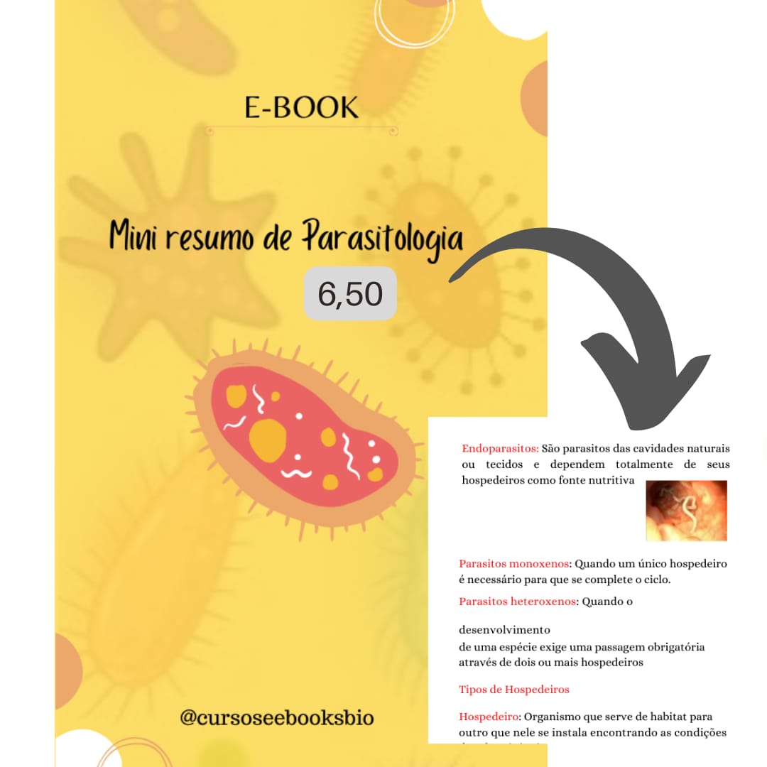 Mini Resumo Parasitologia - Daniela Samara de Sousa | Hotmart