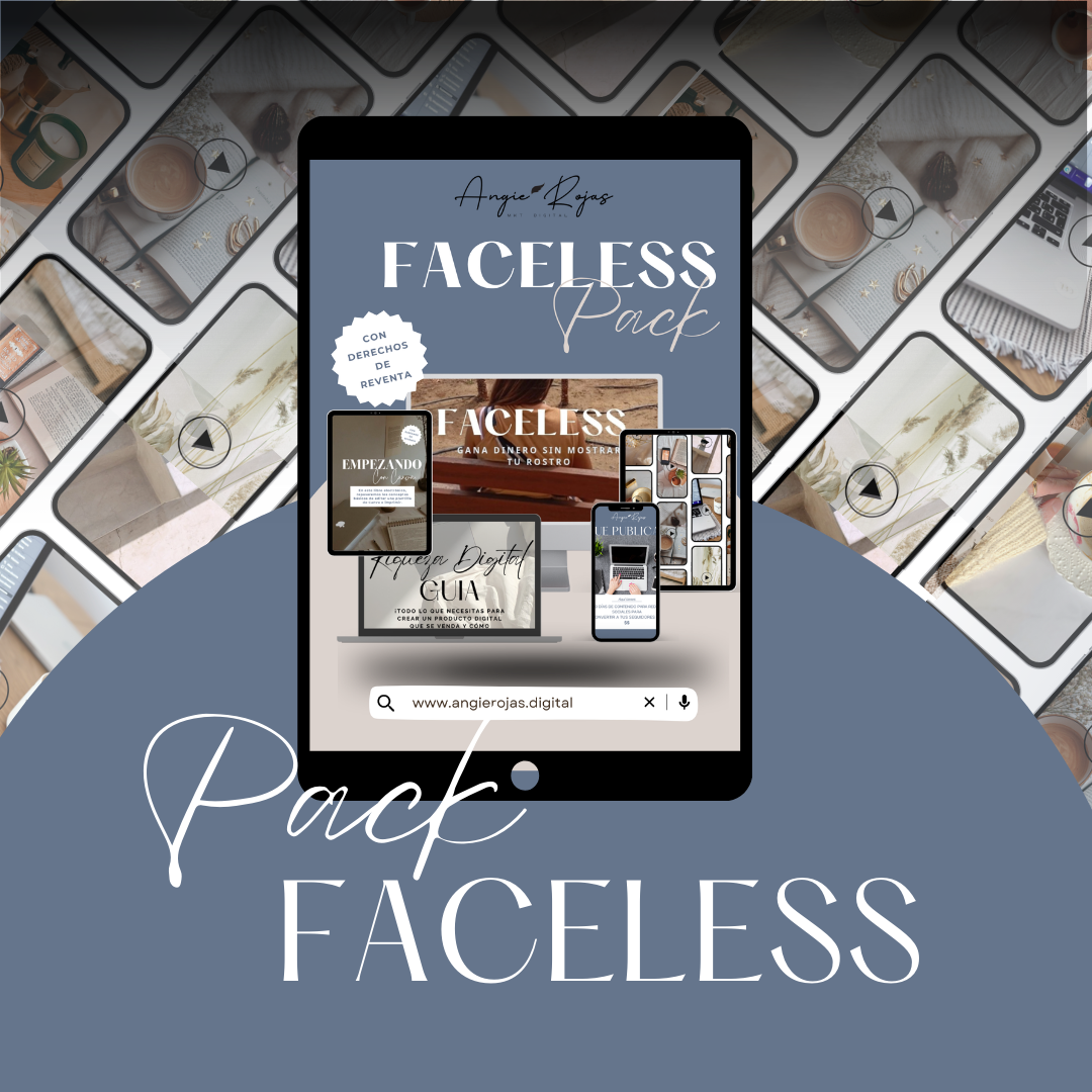 Pack Faceless ( Marketing Digital Sin Rostro) - Angelina Edelmira R...