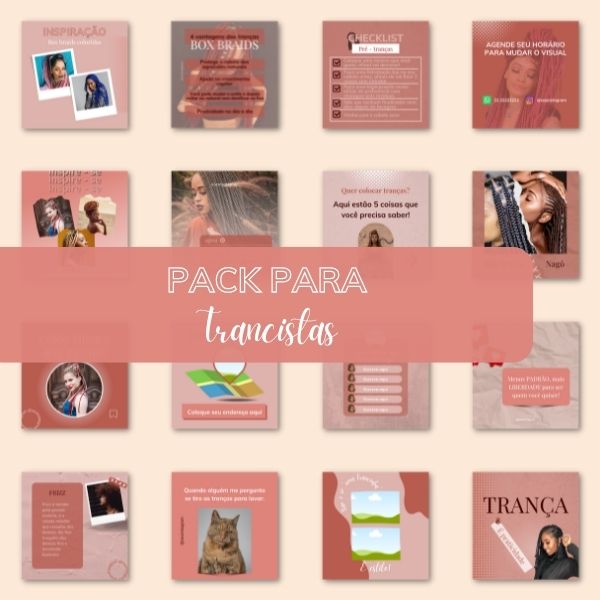 Pack Trancista - Guadalupe Rodrigues de Araujo | Hotmart