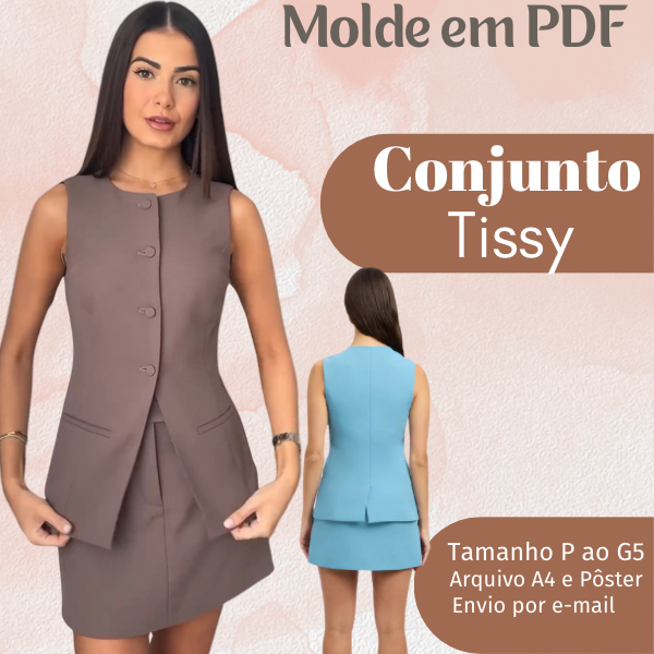 MOLDE EM PDF CONJUNTO TISSY - Universo dos moldes | Hotmart