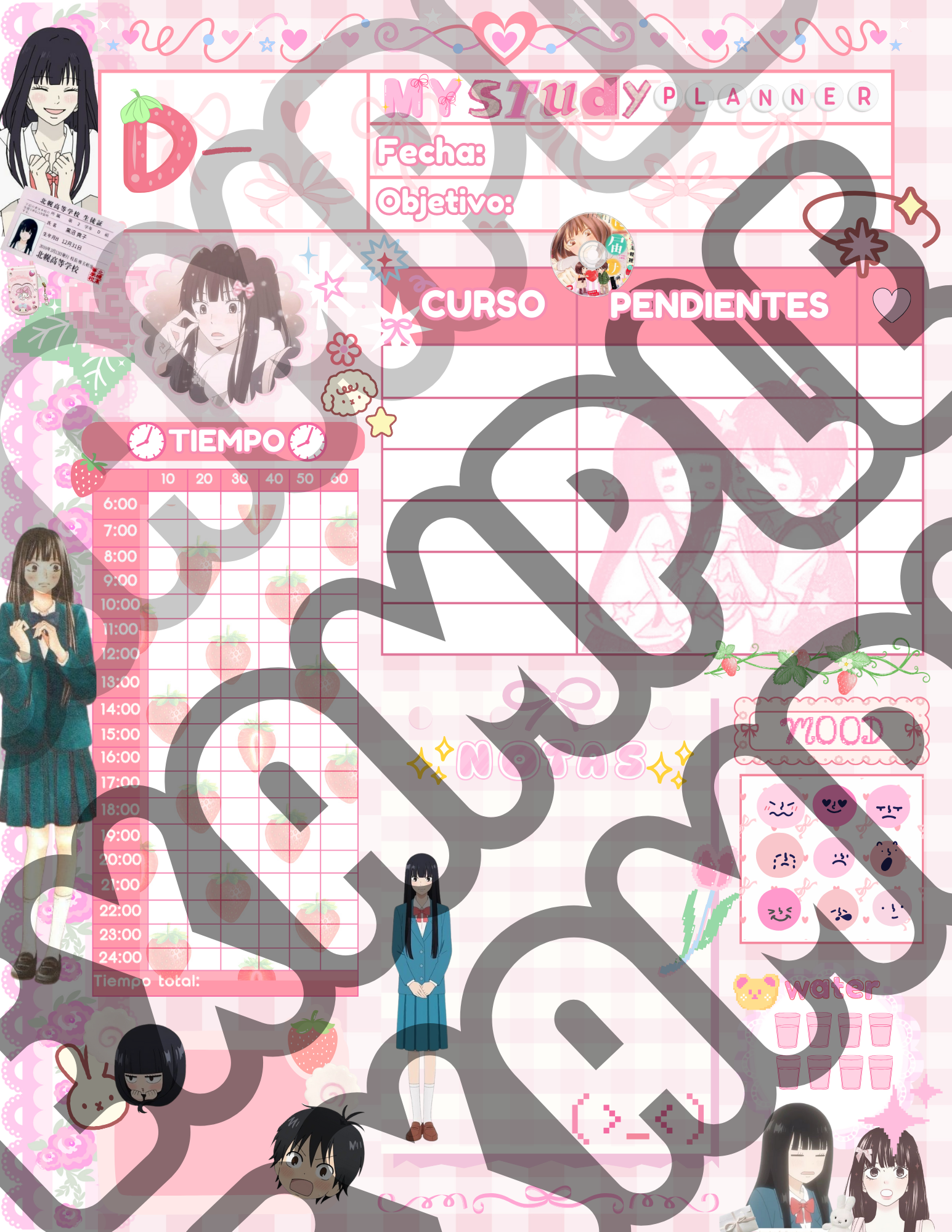 Study Planner Coreano Sawako - Claudia Ortiz | Hotmart