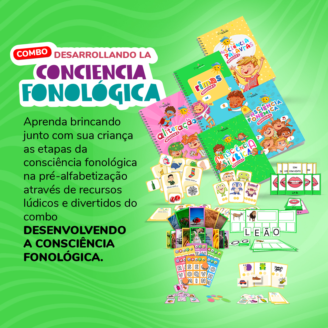 Combo Desarrollo de la Conciencia Fonológica - On.Up Digital | Hotmart