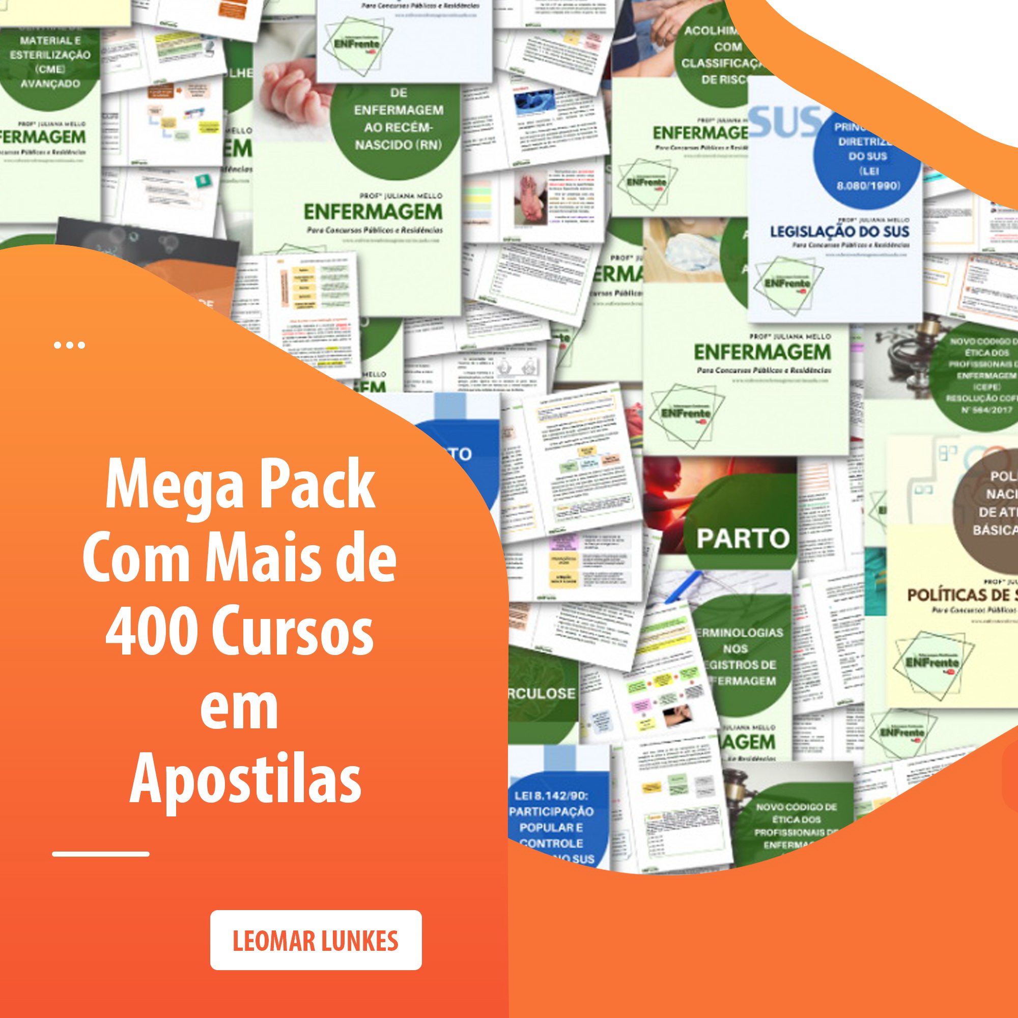 Mega Pack com Mais de 400 Cursos em Apostilas Para Todas as Áreas