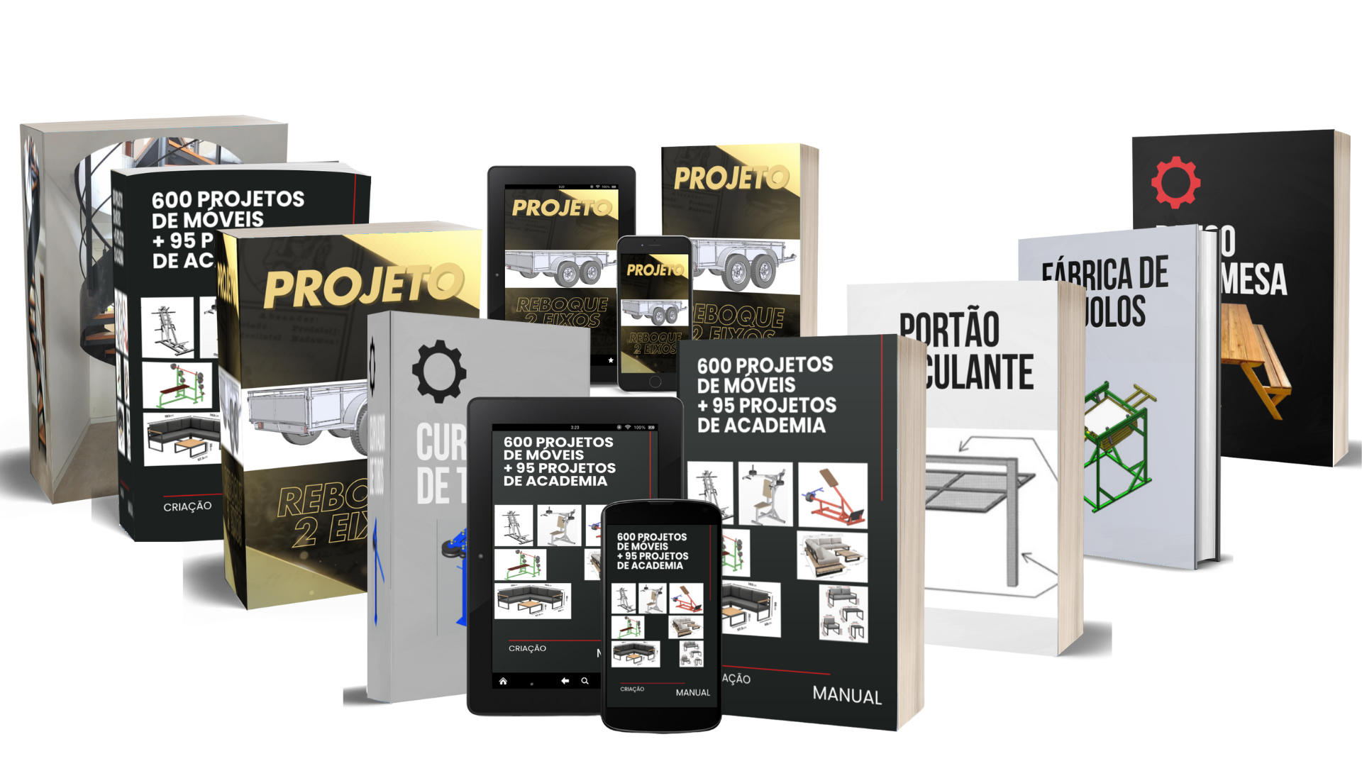 Paquete Premium - Proyectos de Muebles en Metalón + Proyectos de E...