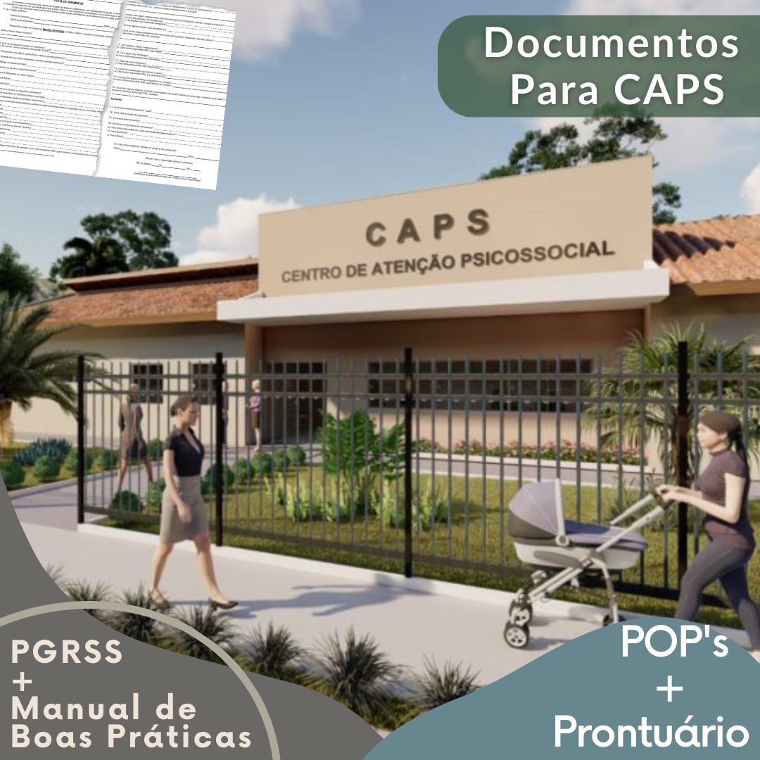 POP'S PARA CAPS, MANUAL DE BOAS PRÁTICAS, PRONTUÁRIO E PGRSS. FICHA...