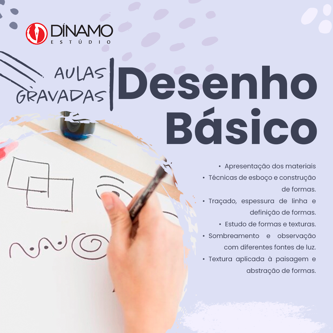 Curso de Desenho Básico - Dínamo Estúdio | Hotmart