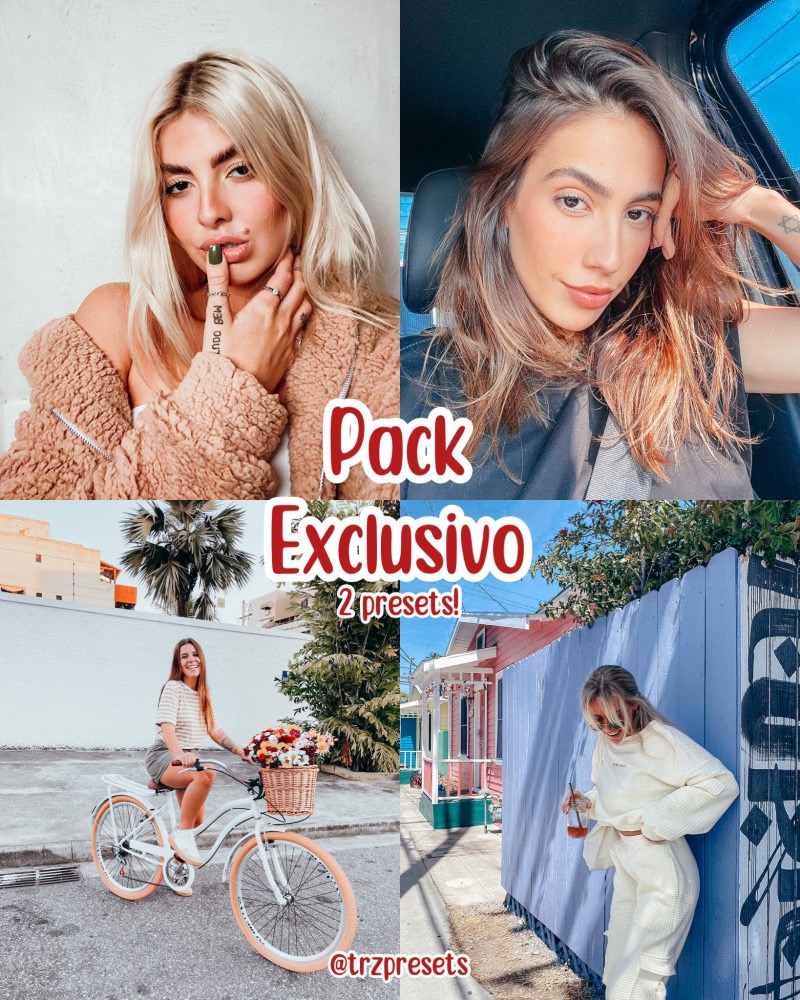 Lightroom Pack Preset Exclusivo - @trzpresets
