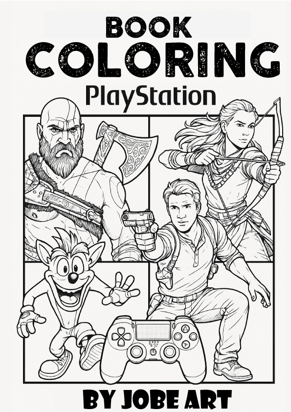 COLORING BOOK EDITION PLAY STATION