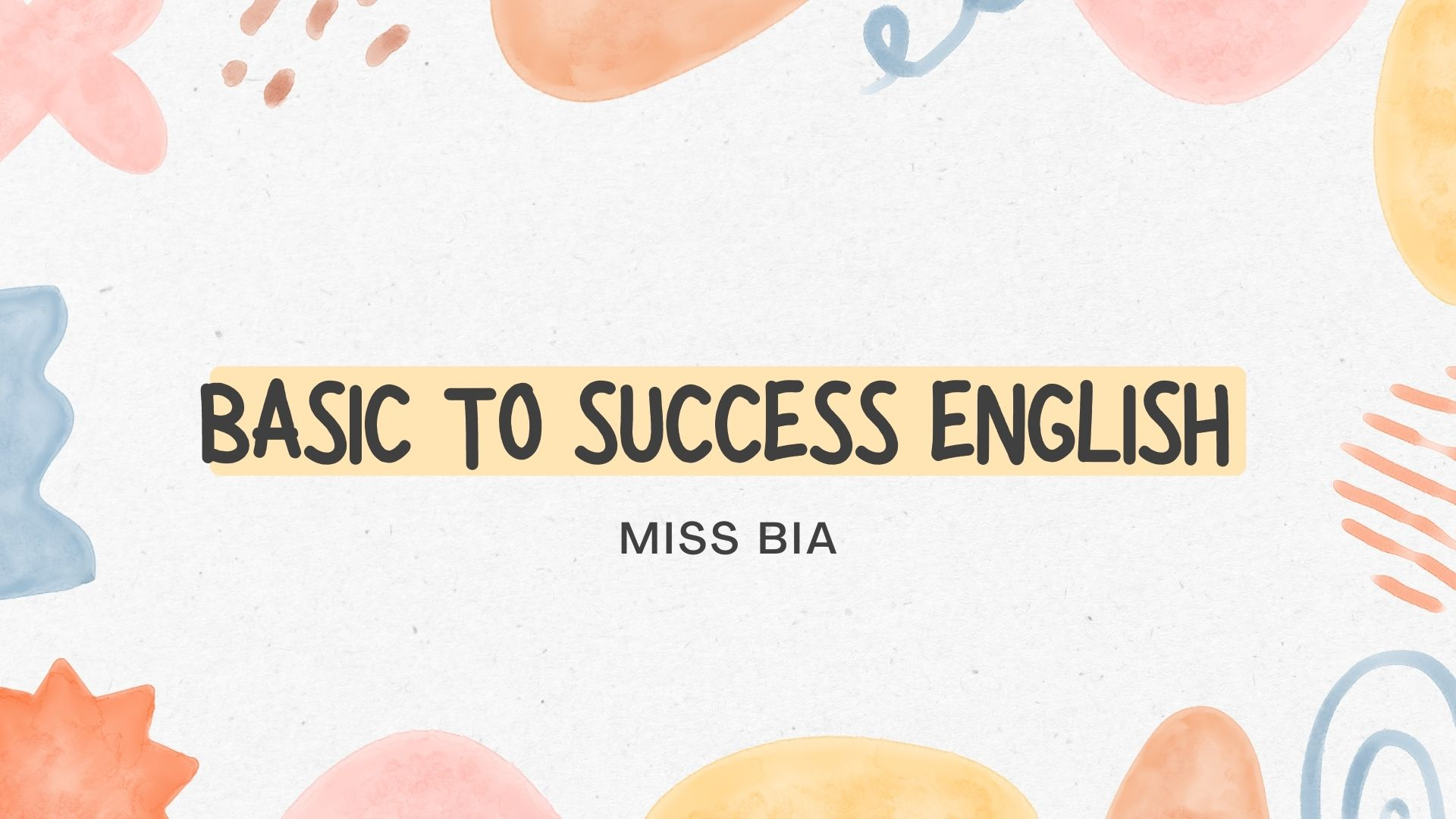 Basic to Success English