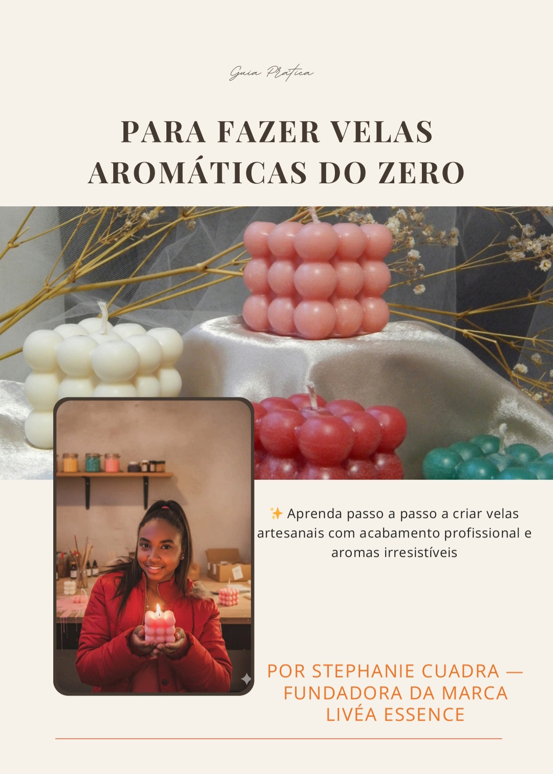 Guia Prática para Fazer Velas Aromáticas do Zero — Por Stephanie Cu...