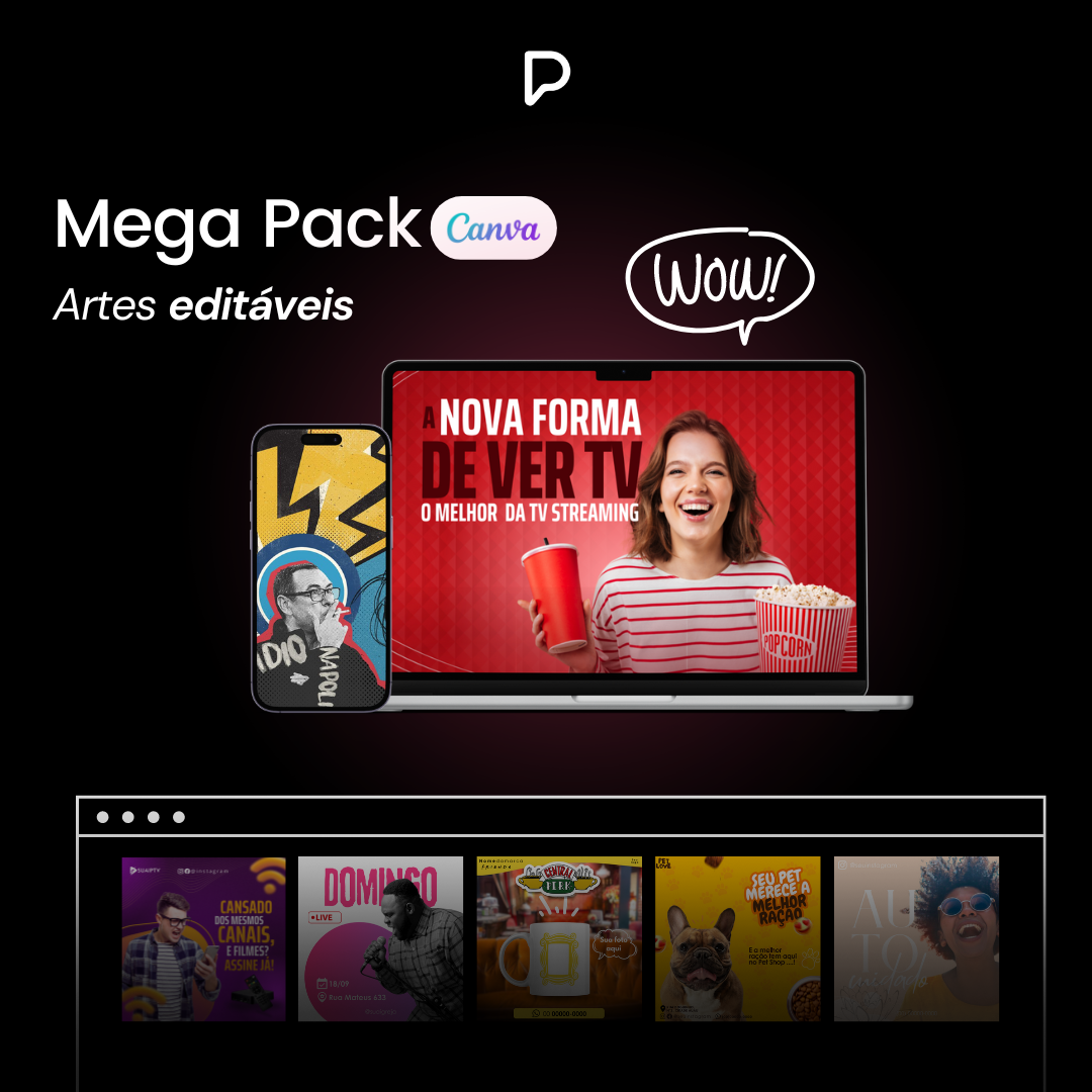 Mega Pack Canva - Pedro Cunha | Hotmart