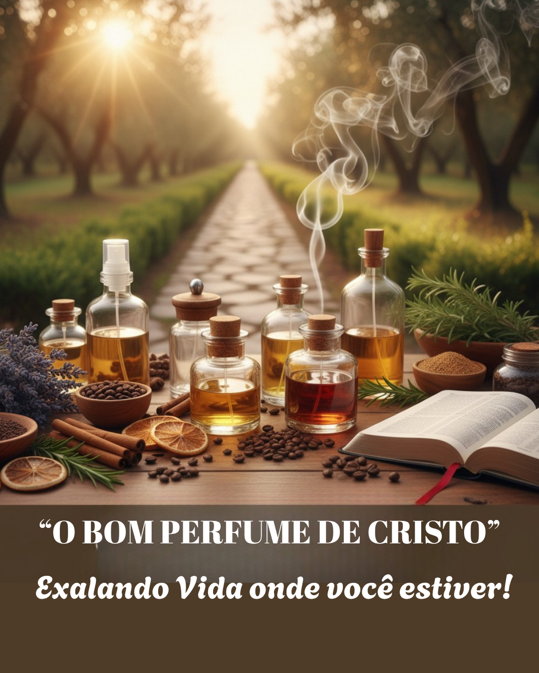 O Bom Perfume de Cristo - “Exalando Vida Onde Você Estiver.”