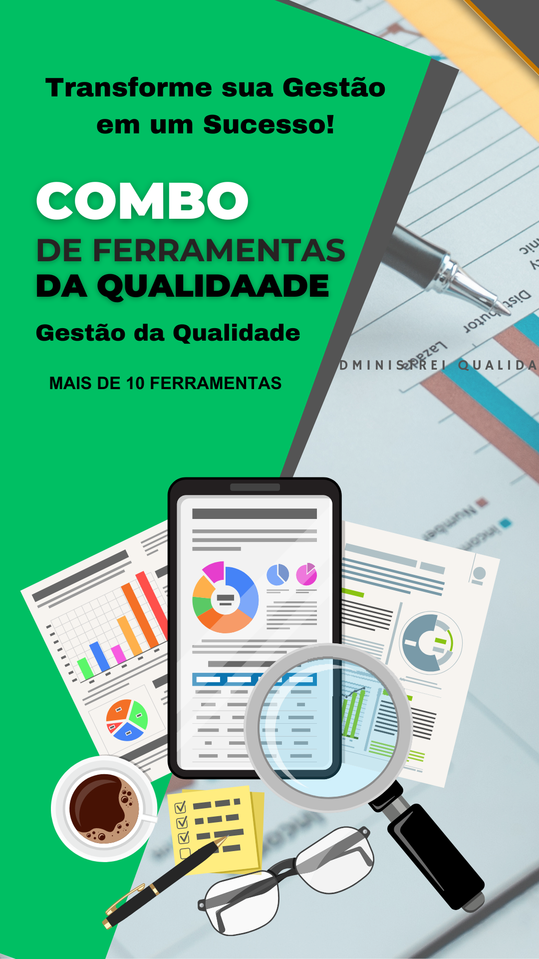 COMBO DE PLANILHAS FERRAMENTAS DA QUALIDADE - Pollianna Unsonst Rod...