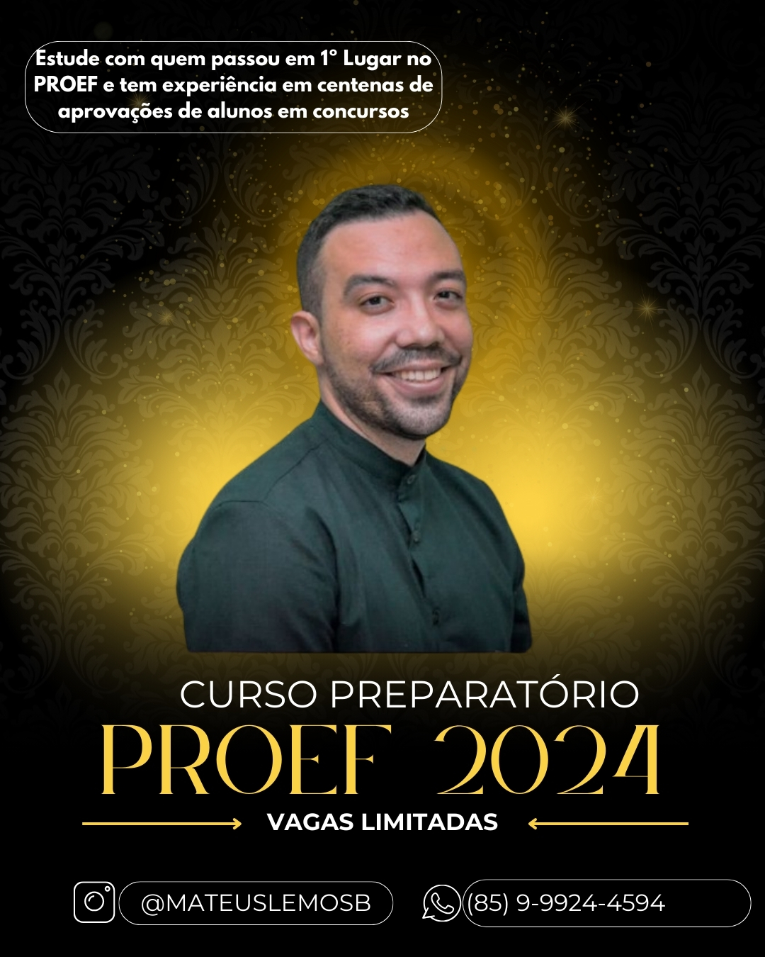Curso Preparatório Mestrado PROEF 2024 - Prof. Mateus Lemos