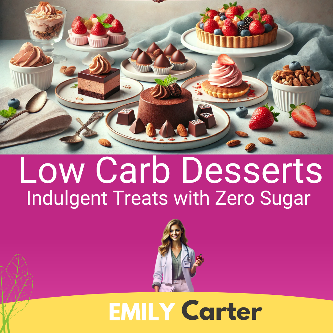 Nutri Emily Carter - Low Carb Desserts: Indulgent Treats with Zero Sugar
