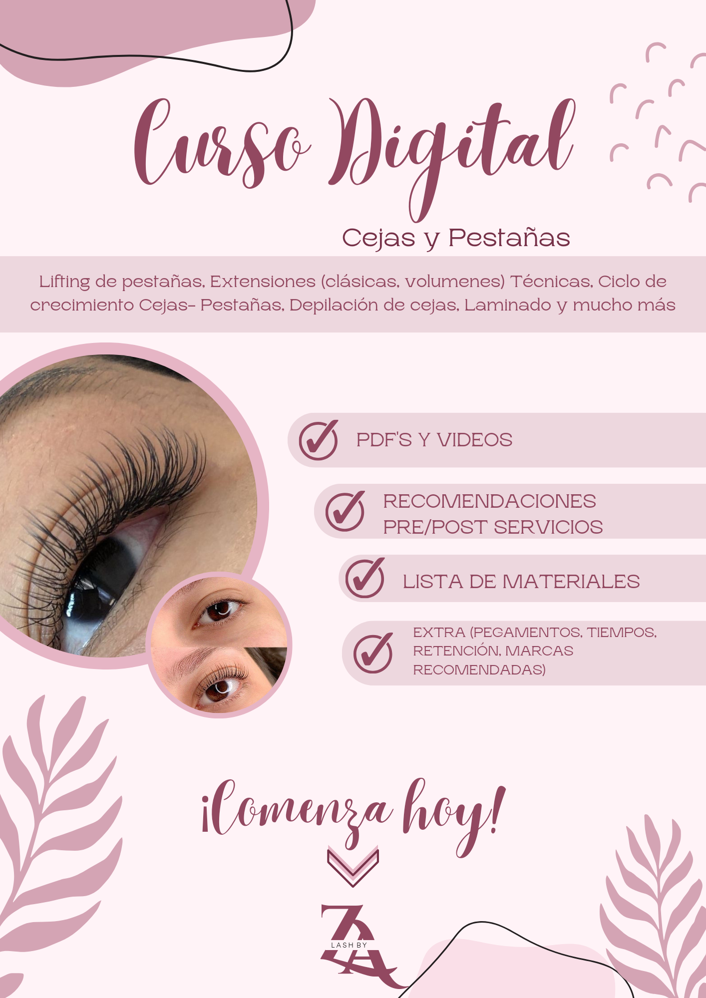 Curso online de cejas y pestañas - Araceli Aylen | Hotmart