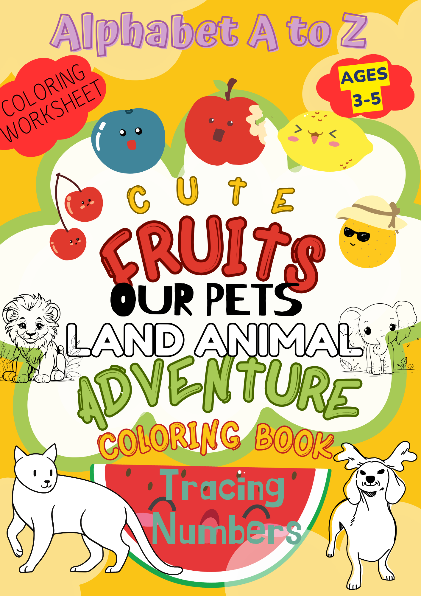 Alphabet A to Z Coloring Kids