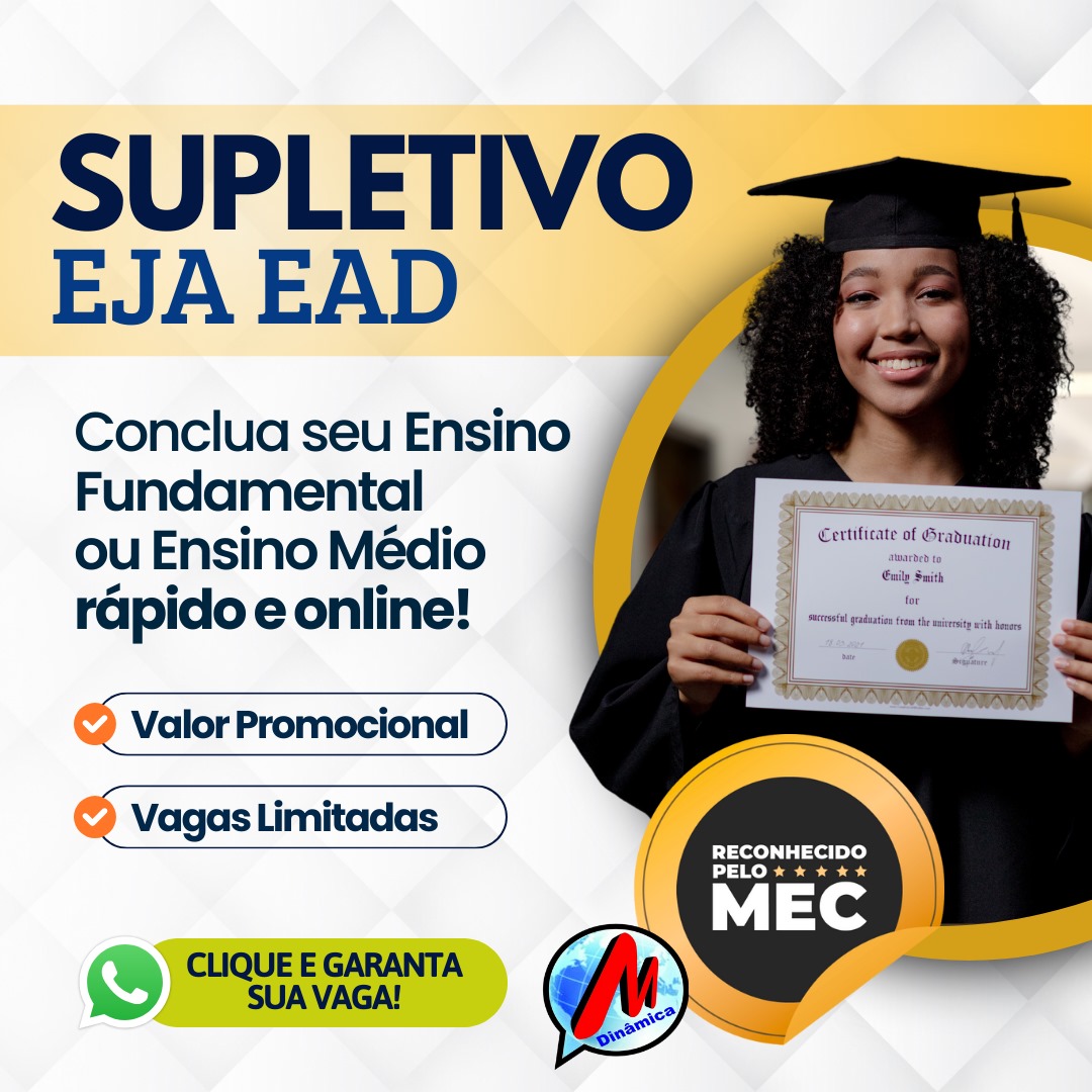 EJA - SUPLETIVO (EJA) - Umberto provazi filho | Hotmart