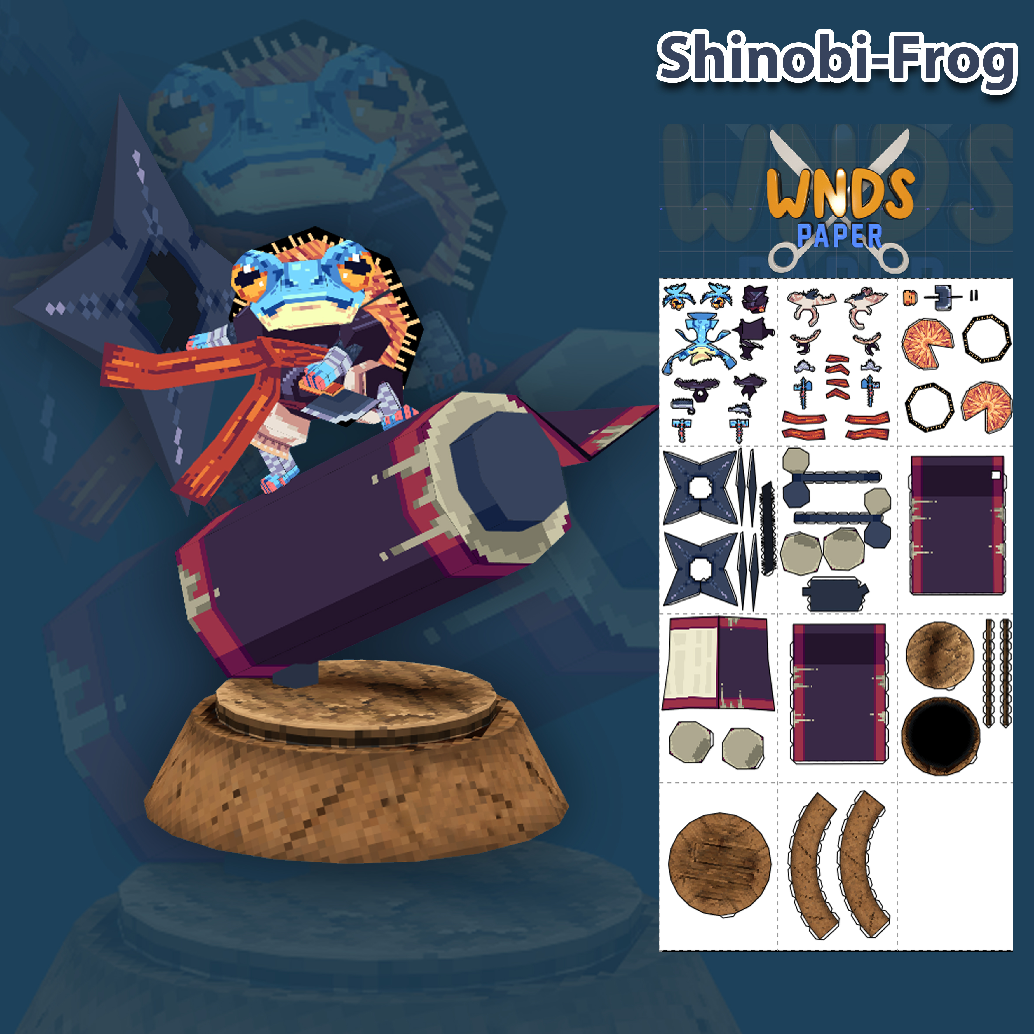 SHINOBI-FROG - ARQUIVO DIGITAL PDO (PAPERCRAFT) - weslei nunes da s...