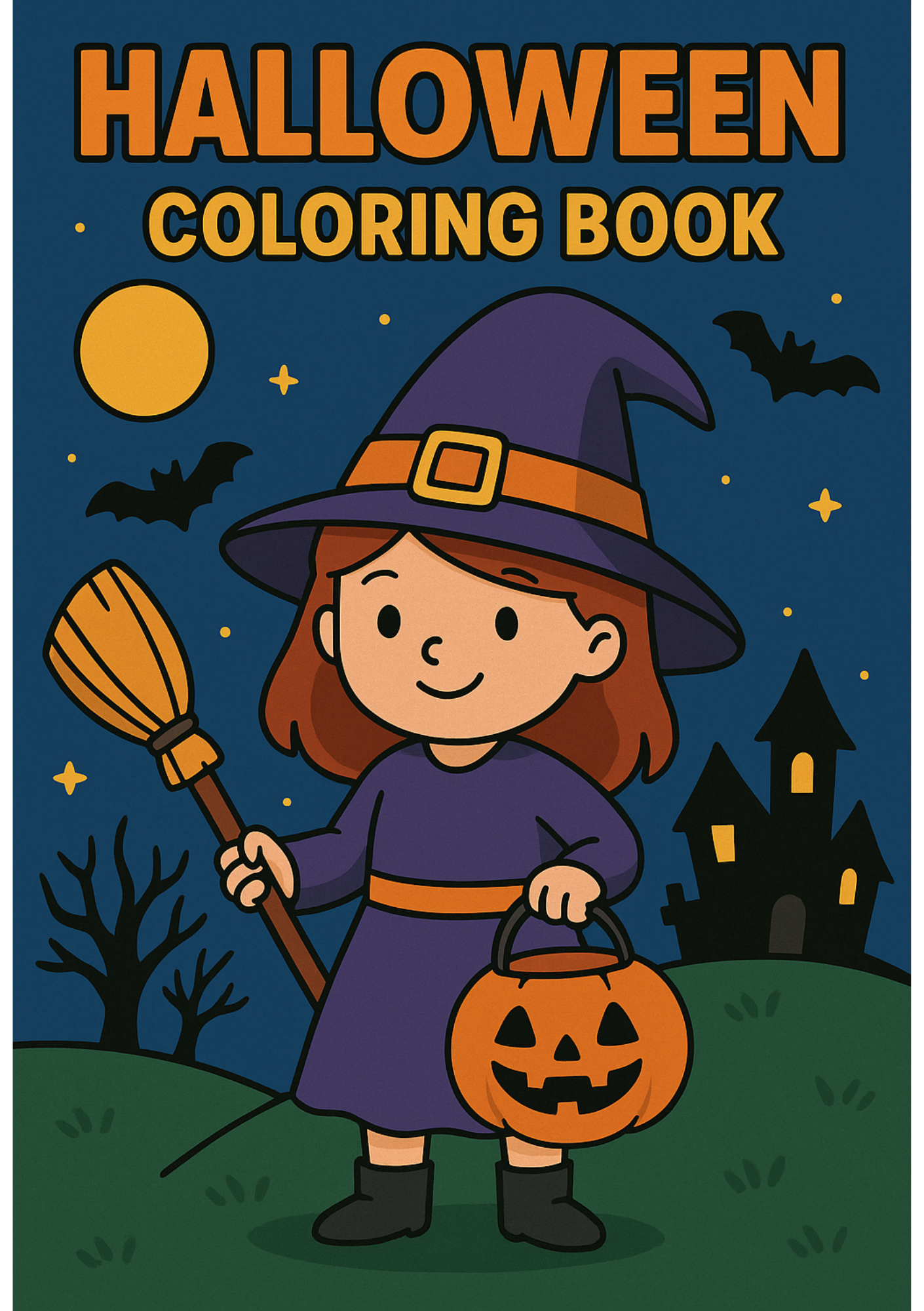 Libro para Colorear de Halloween – 12 páginas imprimibles - Imprimi...