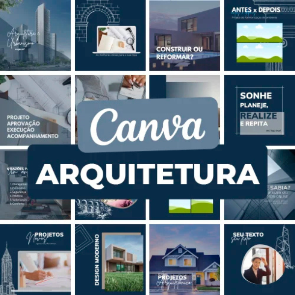 Architecture Pack – 25 Canva arts