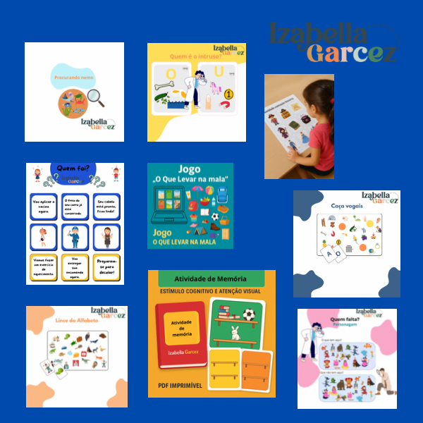 Combo TDAH - 9 materiais em PDF - Izabella Garcez | Hotmart