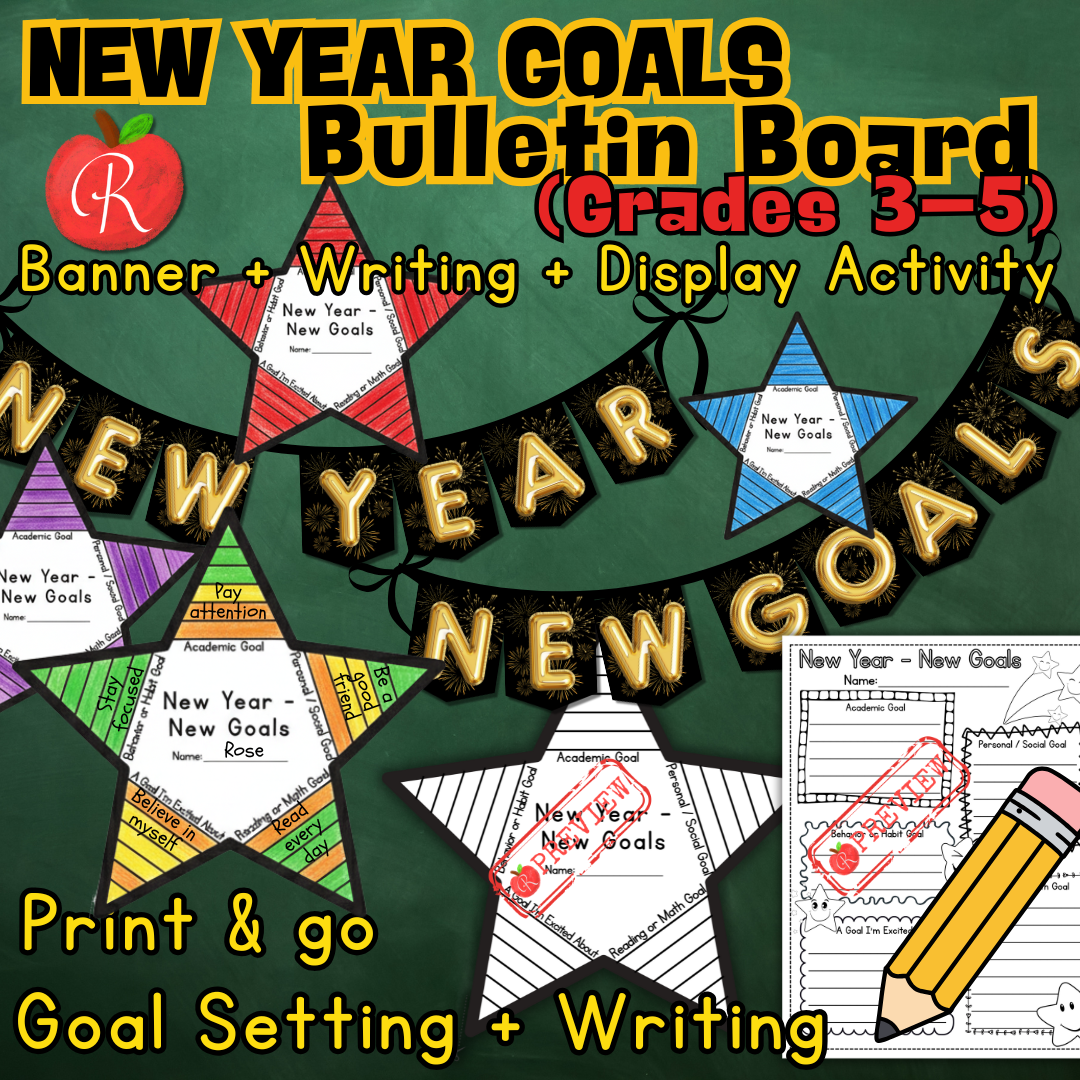 Back After Winter Break. New Year Bulletin Board. Writing Activity ...