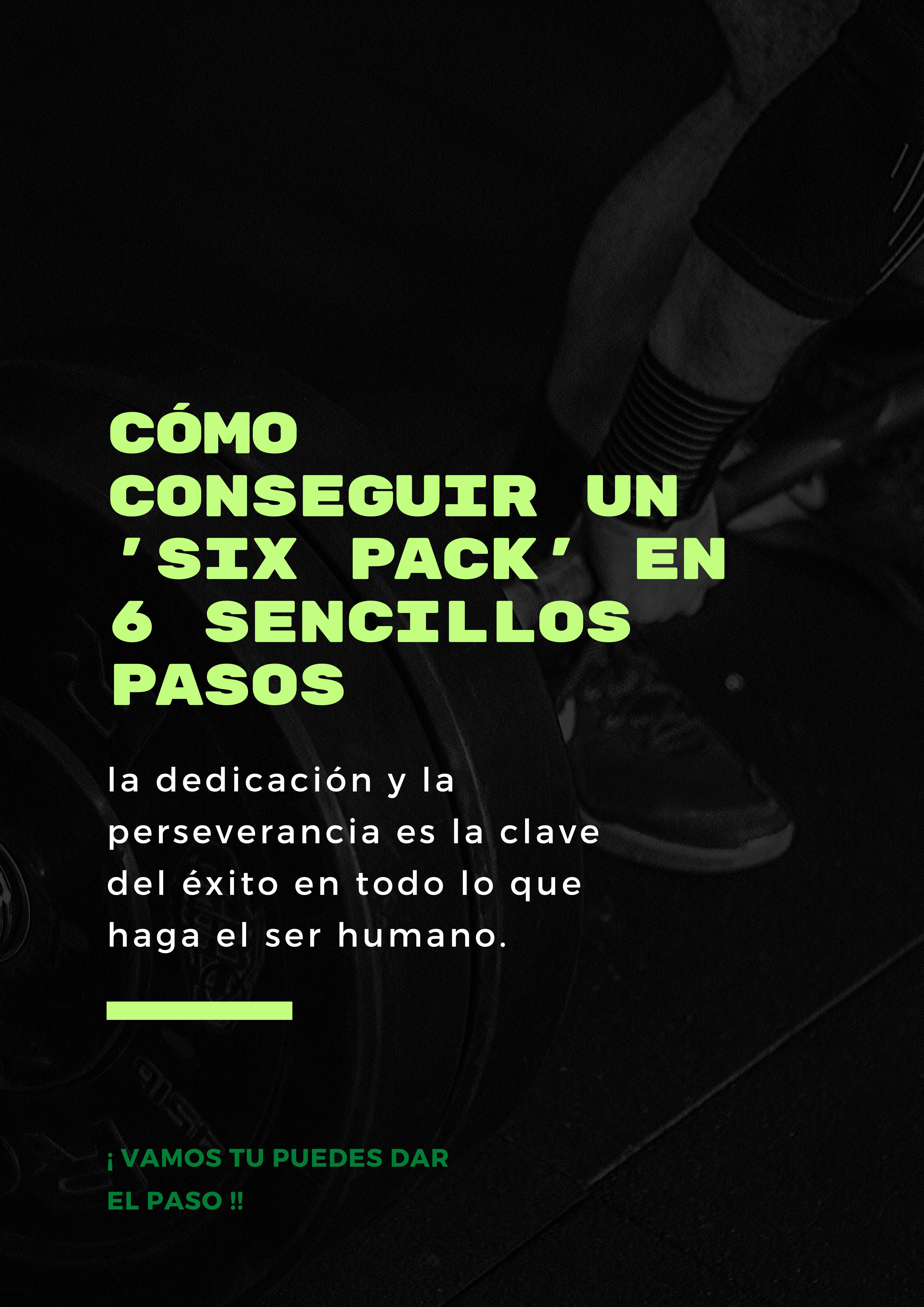 Cómo conseguir un 'six pack' en 6 sencillos pasos