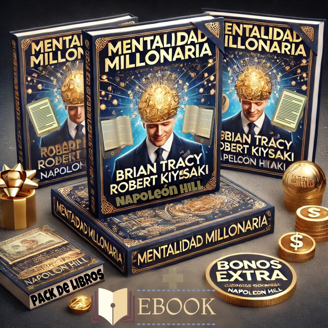 Mentalidad Millonaria: Pack de Libros Brian Tracy, Robert Kiyosaki ...