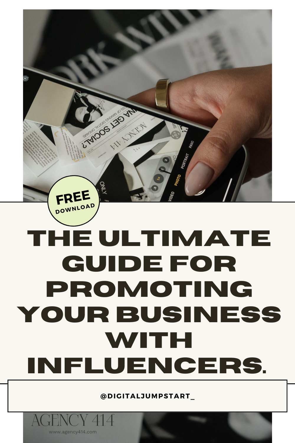 the ultimate guide for promoting your business with influencers.