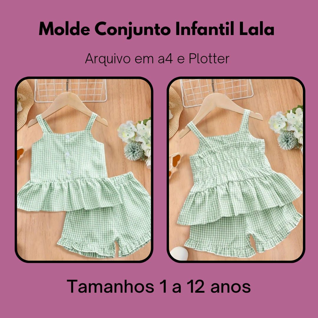 Molde Conjunto Infantil Lala