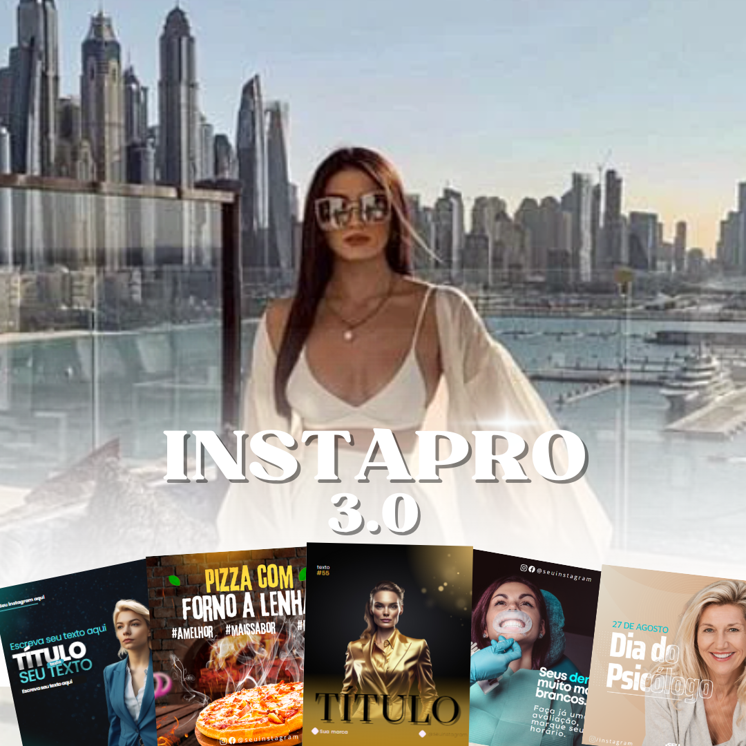 INSTA PRO 3.0 - Modelos Editáveis Profissionais para Transformar Se...