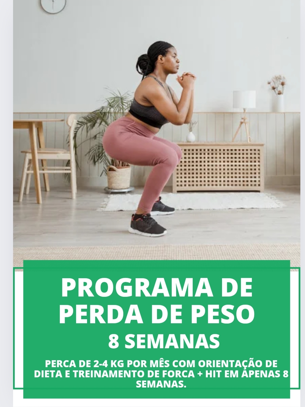 PROGRAMA DE PERDA DE PESO EM 8 SEMANAS