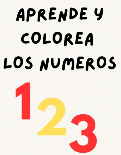 Aprende y colorea los números - Claudia Viviana Guarie Medina | H...
