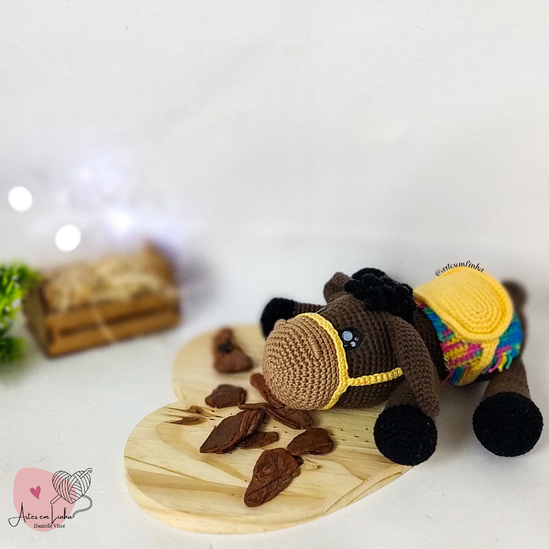 Burro Amigurumi - Chico - danielle celi victor de barros | Hotmart