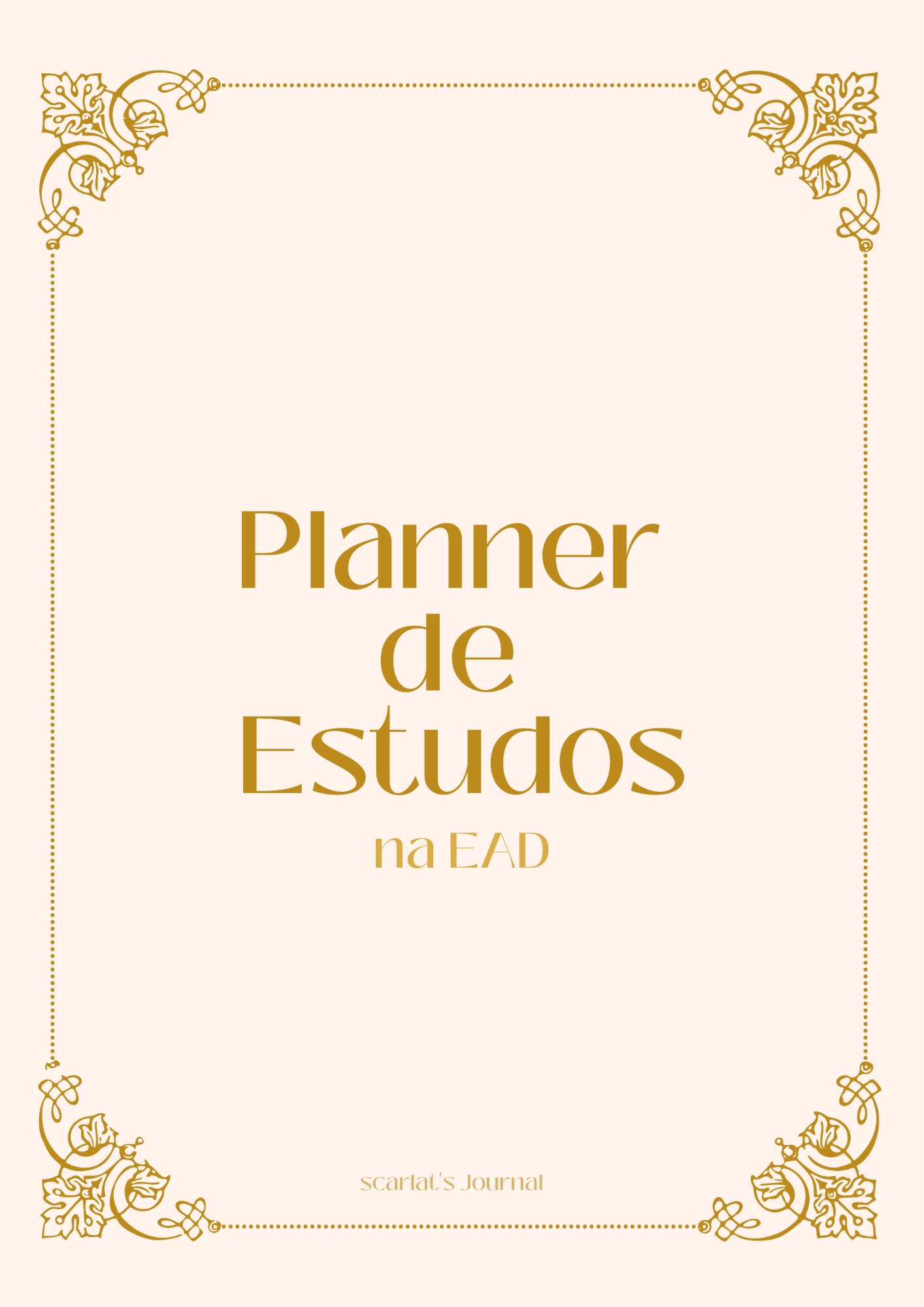 Planner de Estudos na EAD Digital