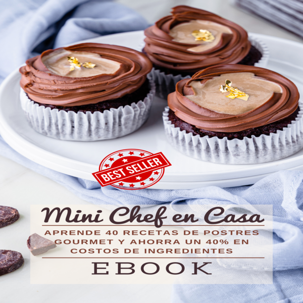 Mini Chef en Casa: 40 Recetas de Postres Gourmet +Bono - Claudia V...