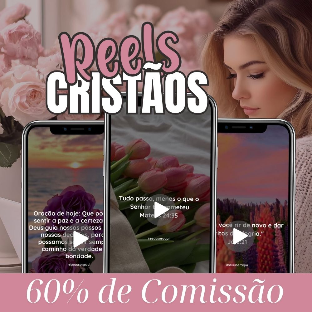Pack com 100 Reels Virais Cristãos
