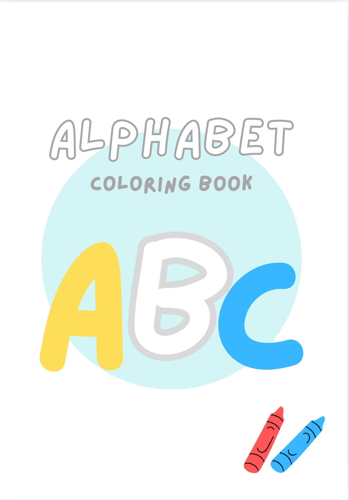Alphabet Colouring Book – Learn the Alphabet While Having Fun - Dan...