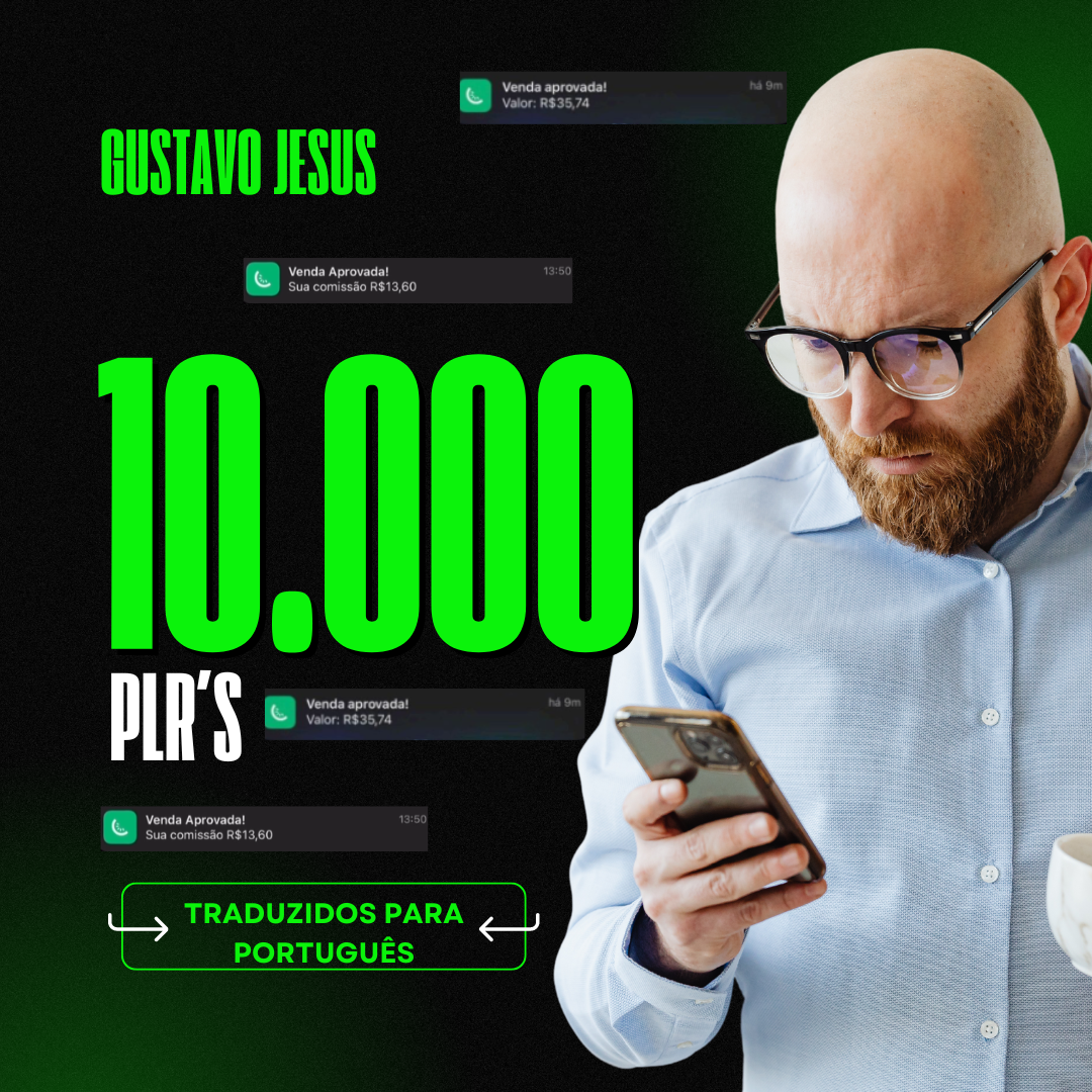 Pack PLR Premium +10k Traduzidos - Gustavo Jesus | Hotmart